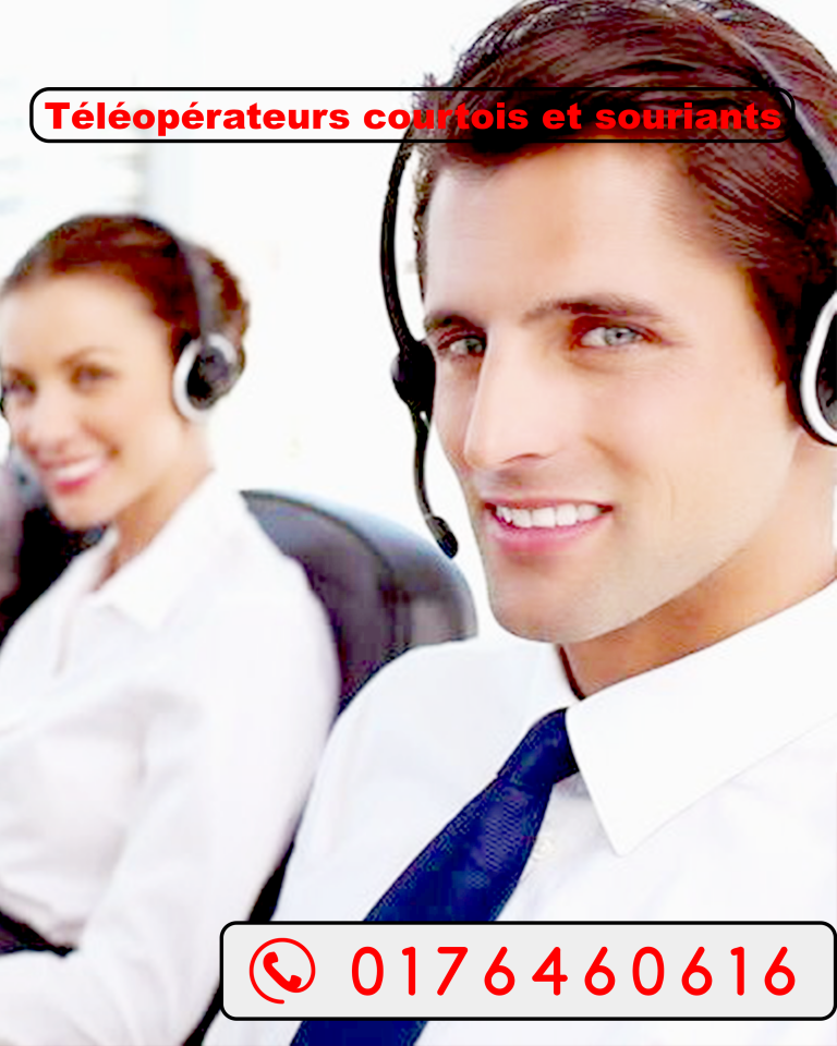 Service client Call center Tunisie - Appel au +33 1 76 46 06 16